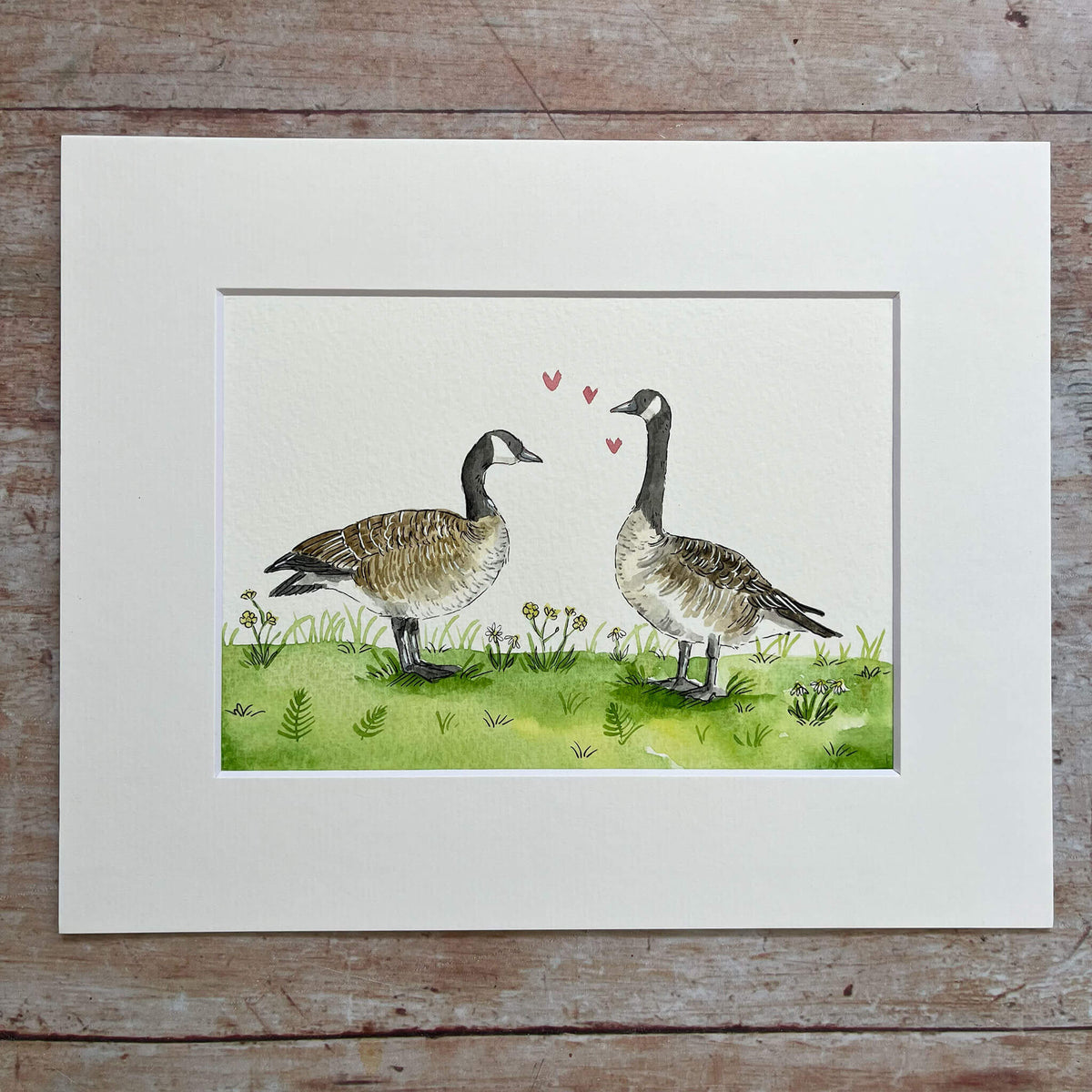 'Gwen and Geraint' the Canada Geese Original Artwork – Ellie Hooi ...
