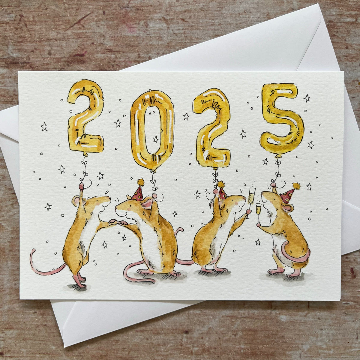 2025 New Year card – Ellie Hooi Illustration