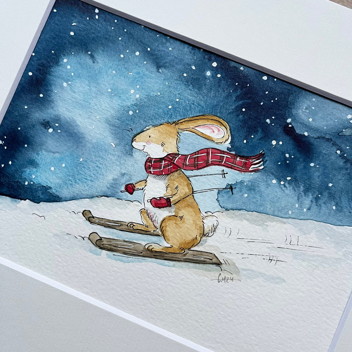 'Ronnie the Rabbit' Original Artwork – Ellie Hooi Illustration