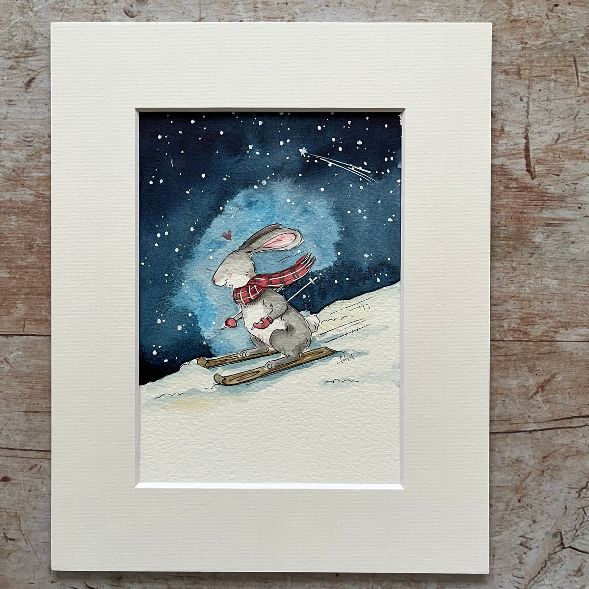 'Rowan' the rabbit Original Artwork – Ellie Hooi Illustration