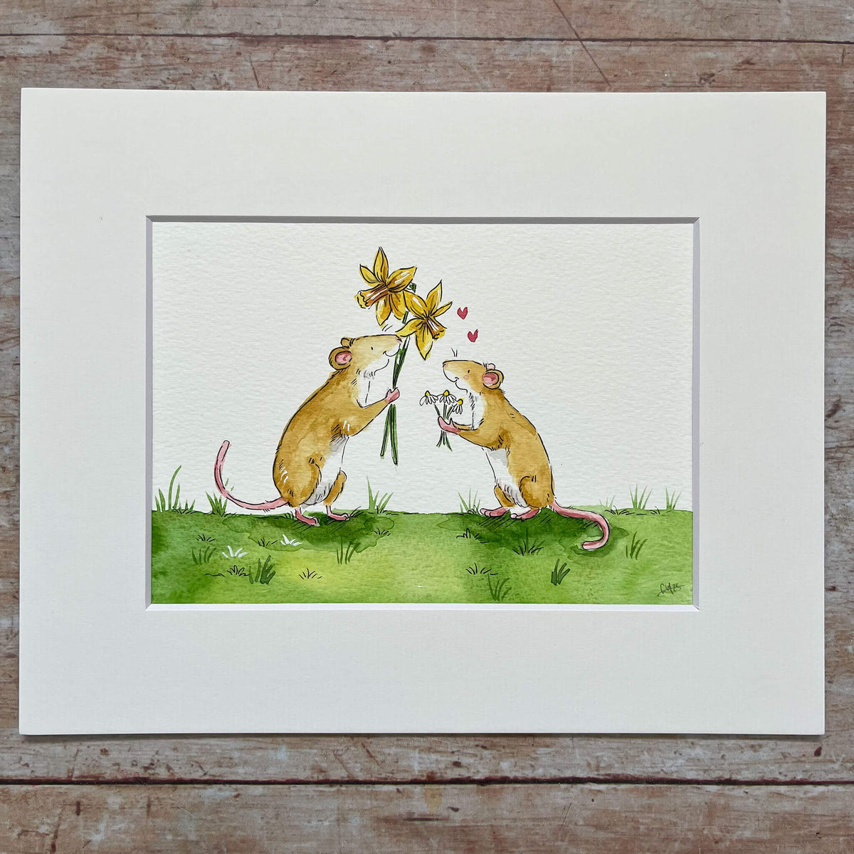 'Merlin and Meredith' the Spring mice Original Artwork – Ellie Hooi ...