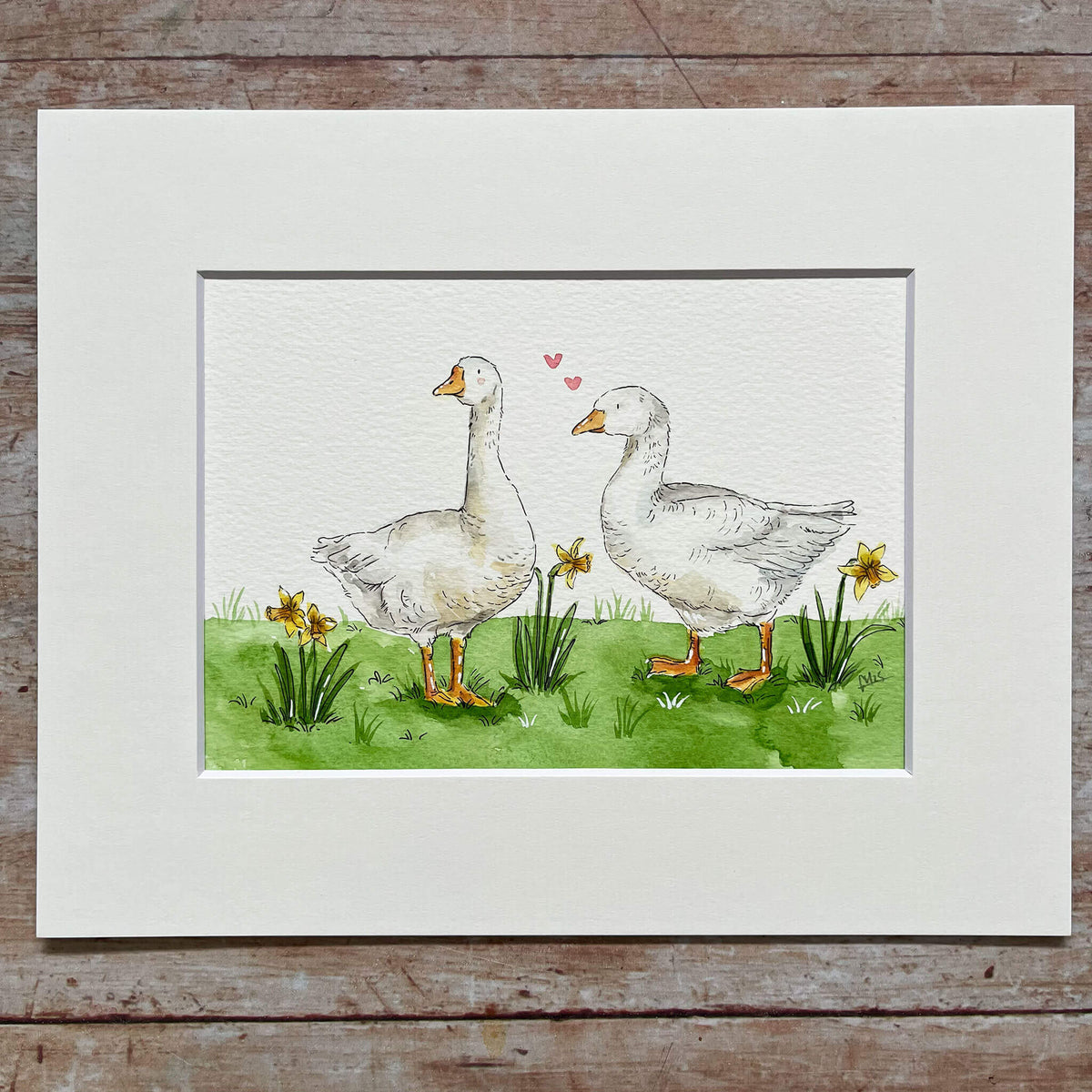 'Genevieve and Grant' the Spring Geese Original Artwork – Ellie Hooi ...