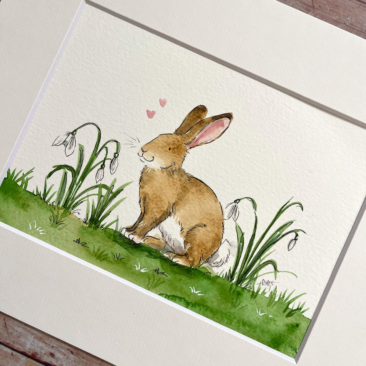 'Betsy' the bunny Original Artwork – Ellie Hooi Illustration
