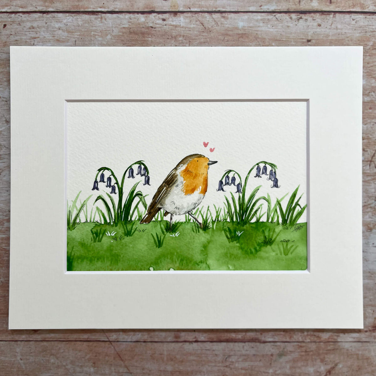 'Rory' the Robin Original Artwork – Ellie Hooi Illustration